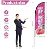 Amazon.com : QSUM 8FT Mini Donuts Swooper Flag, Portable Donuts Signs ...