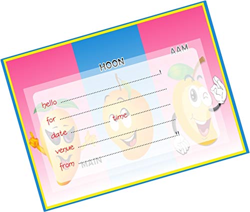 PartyStuff Cards - Mango Invitation Card 2 : Amazon.in: Home & Kitchen