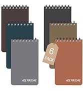 Amazon.com : AEE FIRSONE 6 Pack Spiral Pocket Notebooks, 3x5 Pocket ...