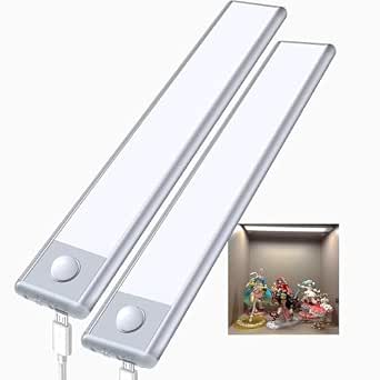 POPLEY Under Cabinet Lights Wireless, Closet Light, with Motion Sensor ...