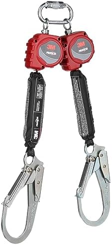 3M™ Protecta® Twin-Leg Self-Retracting Lifeline with Carabiner 3100512 ...