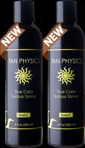 Amazon.com: Tan Physics Sunless Tanner 8oz (Pack of 2) with Application ...