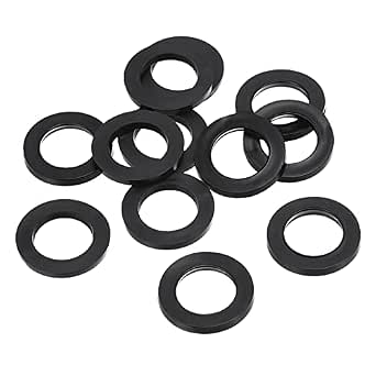 PATIKIL M15 Rubber Flat Washer, 12 Pack 15mm ID 23mm OD 2.5mm Thick ...