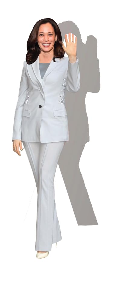 Amazon.com: Kamala Harris White Suit Podium Cardboard Standup - Life ...