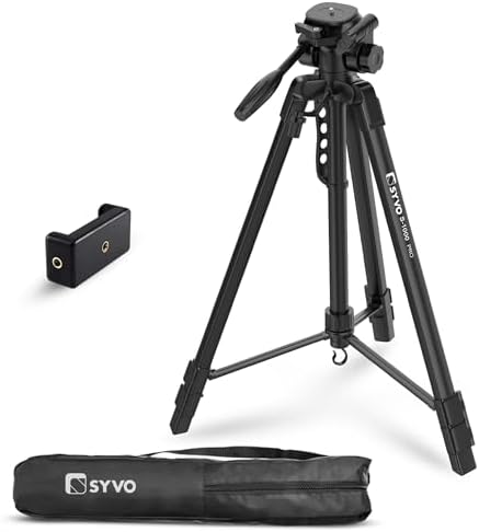 Buy Syvo WT 3130 Aluminum Tripod (133CM), Universal Lightweight Tripod ...