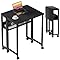 Amazon.com: GreenForest Folding Desk Small Rolling Desk with Storage ...