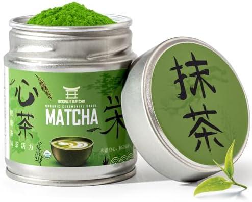 Amazon.com: MoonlitMatcha - Ceremonial Grade Matcha Green Tea Powder ...
