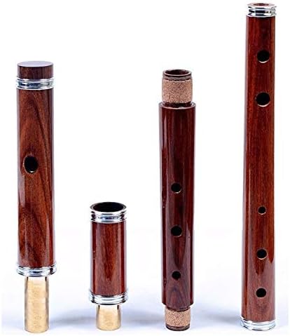 Traditional Irish Wooden"D" Flute with Hard Wood Case, 4-Part 26" with ...