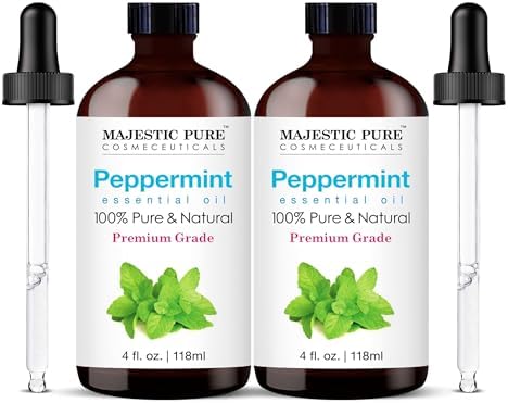 Amazon.com: MAJESTIC PURE Peppermint Essential Oil | 100% Pure and ...