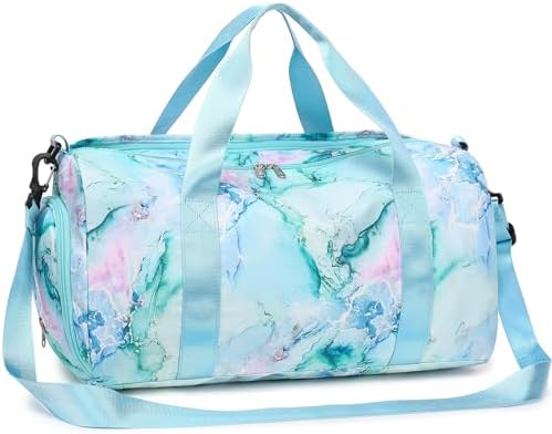 Amazon.com | Gym Bag Sports Duffle Bag with Wet Pocket Weekender ...