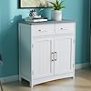 Amazon.com: VANIRROR Modern White Buffet Cabinet, 26x30 Inches, 2 Doors ...