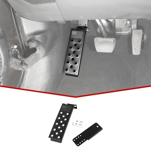 Amazon.com: NKCELL POWER Dead Pedal Driver Left Foot Rest Pedal Left ...