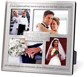 Amazon.com - Our Wedding Multiple Photo Picture Frame Love Is Patient ...