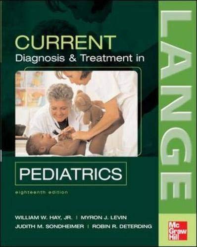 CURRENT Diagnosis And Treatment in Pediatrics Value Pack: 9780071495745 ...