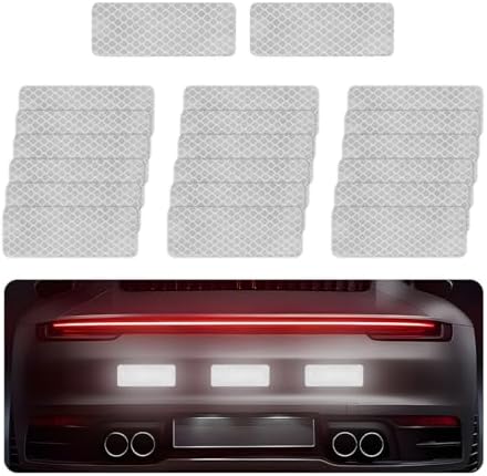 Amazon.com: Povtii 20 PCS Car Reflective Stickers, Intense Reflective ...