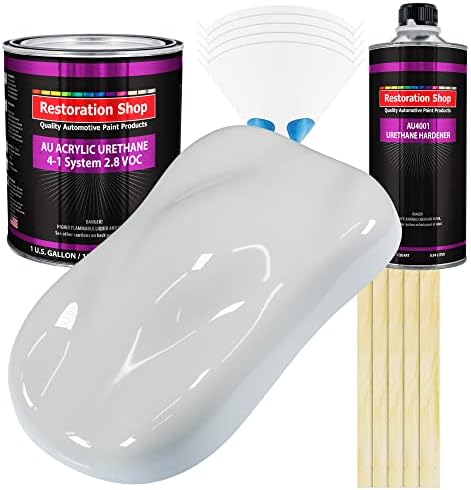 Amazon.com: Restoration Shop - Cameo White Acrylic Urethane Auto Paint ...