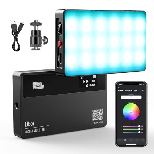 Pixel Liber RGB Video Light,Support Magnetic Attraction and App,Full ...