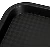 Amazon.com | HEIHAK 10 Pack Black Plastic Fast Food Tray, 14 x 10 Inch ...