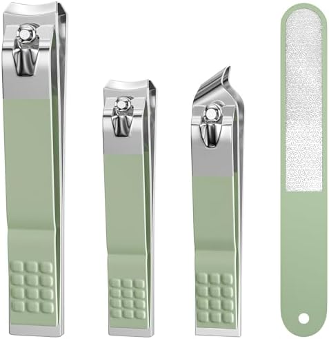 Amazon.com : DUCOO Nail Clipper Set, 4 PCS Ultra Sharp Nail Clippers ...