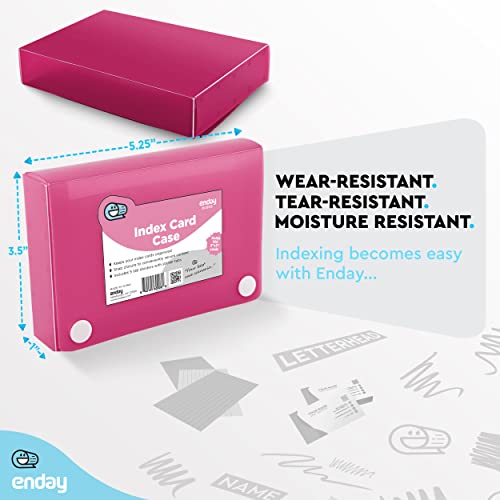 Snapklik.com : 3 X 5 Index Card Case Holds 100 Cards Includes Business ...