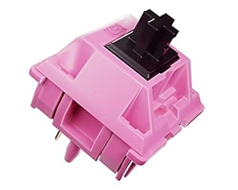 KeebsForAll Pink Robin Linear Switch - 36 Hand Lubed PCB Mounted 5 Pin ...