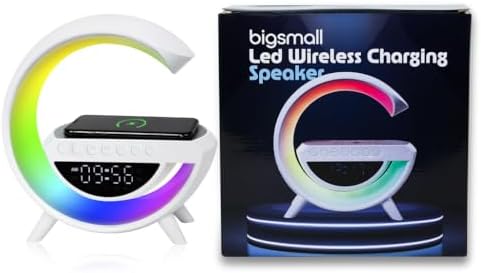 Bigsmall G Light Lamp with Speaker, Clock, and Wireless Charger ...