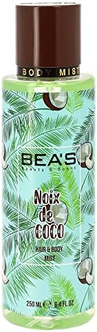 Amazon.com : BEA'S Hair & Body Fragrance Mist 8.4 Fl Oz / 250 mL, Noix ...