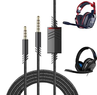 Knomix Replacement Cord Cable for Astro A40 Headset with Inline Mute ...