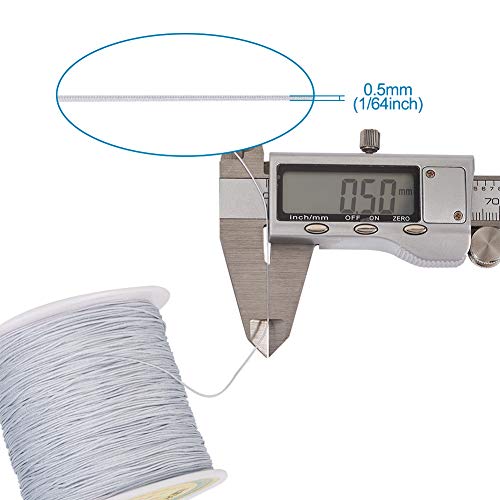 Craftdady 150yards 0.5mm Nylon Cord Braided Beading Thread Chinese ...