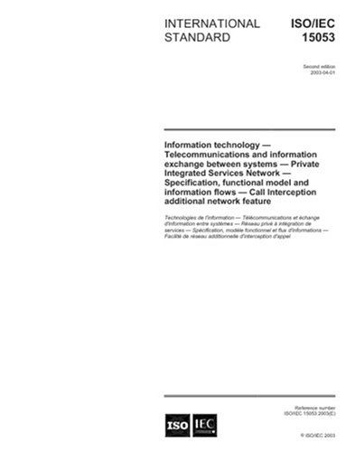 ISO/IEC 15053:2003, Information technology - Telecommunications and ...