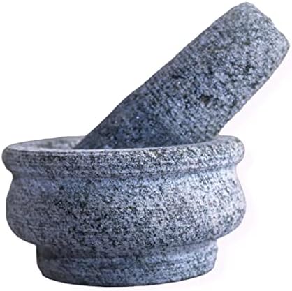 Aaghnya Stone Mortar and Pestle/Khal Dasta Ural Set/Khalbatta okhli ...