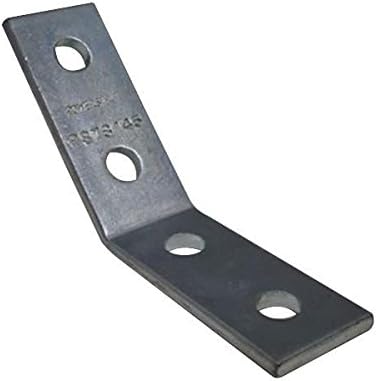 Power Strut PS-781-45-DEG-EG Electrogalvanized Steel 4 Hole 45 Degree ...
