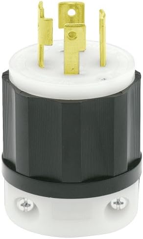 Amazon.com: Leviton 2421 20 Amp, 250 Volt 3-phase, NEMA L15-20P, 3P, 4W ...