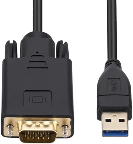 tunghey USB to VGA Adapter Cable Compatible with Ma-c O-S Windows XP/Vi ...