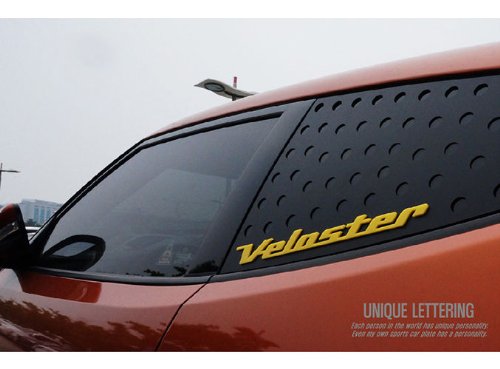 exLED Rear Window Glass Lettering Sports Plate Panel Ver.2 C Pillar 1 ...