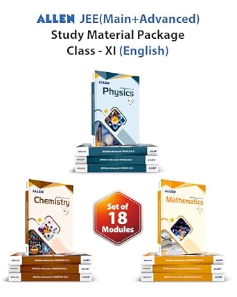 Buy ALLEN 11th JEE MAIN+ADVANCED Study Material Package (Set of 18 ...