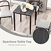 Amazon.com - Giantex Square Dining Table with Solid Wood Frame, 220lbs ...