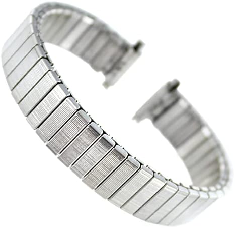 Amazon.com: Speidel Express 9-13mm Long Stainless Steel Expansion Watch ...