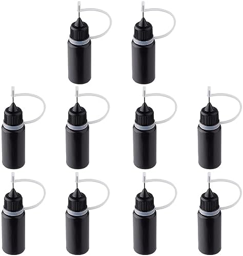 Amazon.com: GORGECRAFT 10Pcs Precision Tip Applicator Bottles Black ...