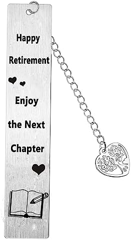 Happy Retirement Bookmarks Enjoy The Next Chapter Bookmark Gifts for ...