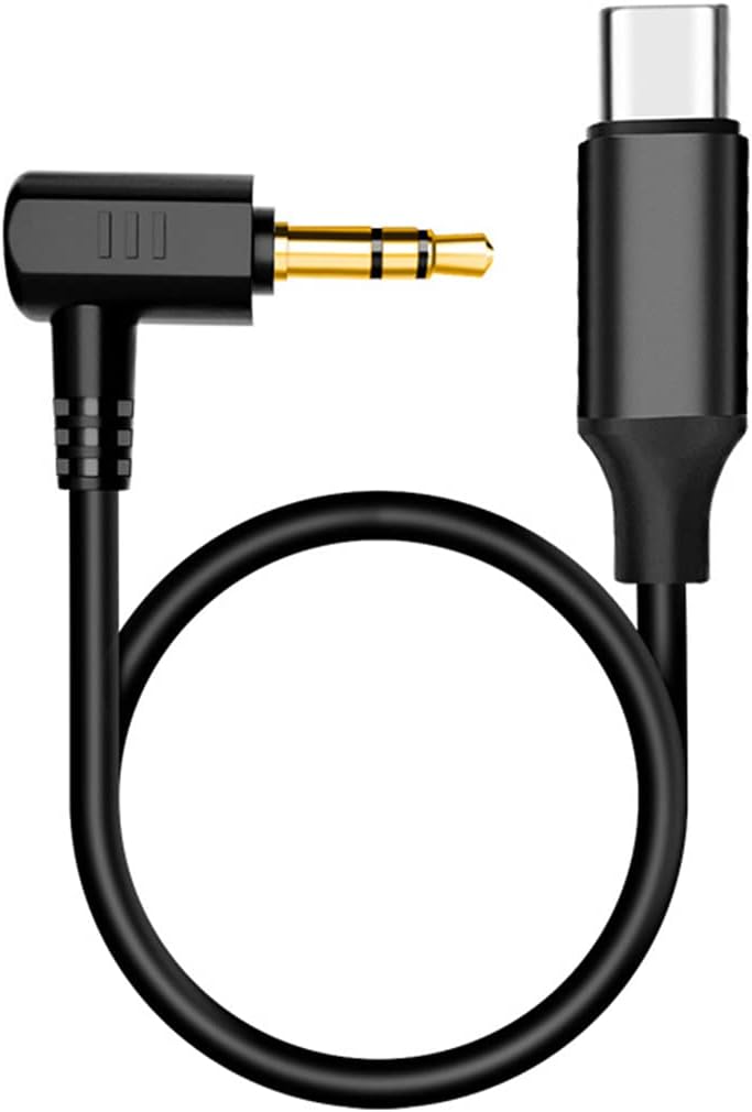 Amazon.com: USB C Microphone Adapter 3.5mm Male TRS to Type C VideoMic ...