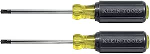 Klein Tools 32378 Combination Tip Screwdriver Set with #1 and #2 ...