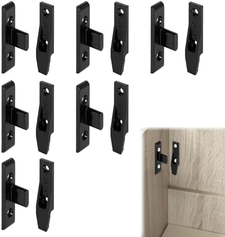 TYVOM 6 Pairs Kitchen Plinth Clips, Kitchen Drawer Front Fixing ...