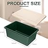 Amazon.com - Hushee 4 Pcs Large Plastic Latching Storage Bins with Lid ...