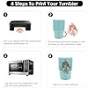 Amazon.com | 6 Pack Mini Tumbler Shot Glass with Straw and Lid, 3 OZ ...
