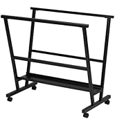 Amazon.com - MEEDEN Wood Large Print Rack with Castors, Artist Storage ...