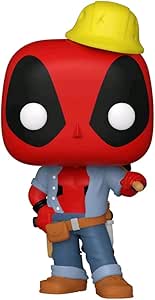 Amazon.com: Funko Pop Marvel Construction Worker Deadpool : Toys & Games