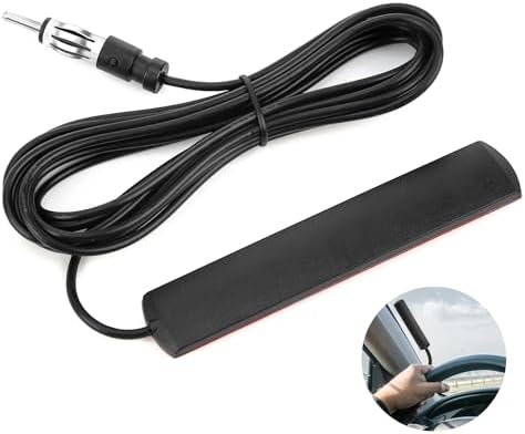 Universal Car Stereo Antenna, AM/FM Antenna Radio DIN Vehicle Hidden ...