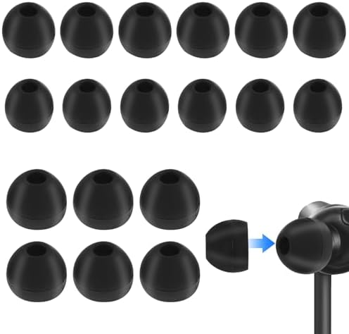 Amazon.com: Silicone Earbud Tips 9 Pairs Replacement Ear Buds Tips ...