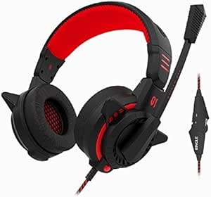 Amazon.com: Headset, Sound Intone G1 Pc Gaming Headset with Microphone ...